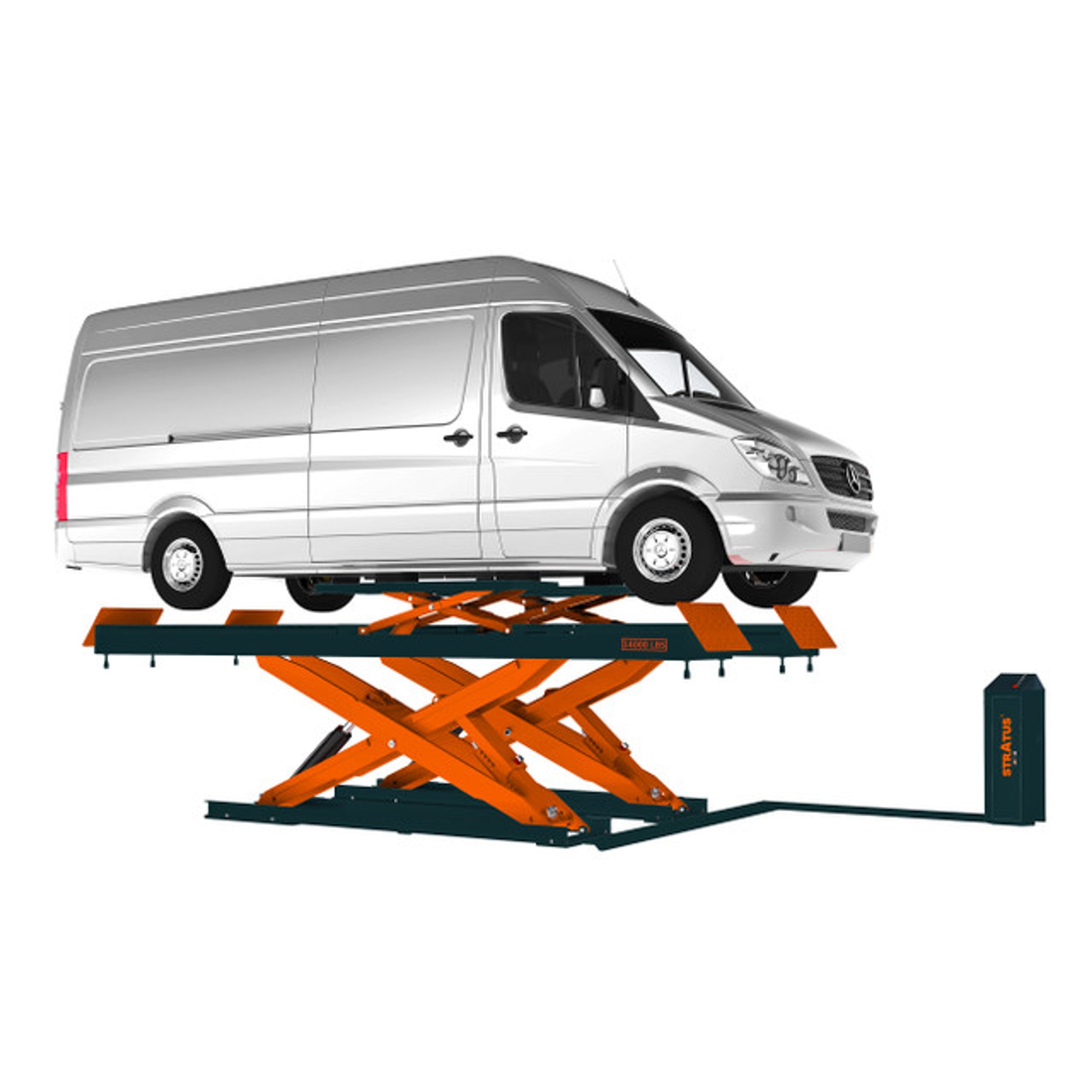 Stratus Commercial Grade 11000 LBS Alignment Scissor Car Lift SAE-FS11 ...