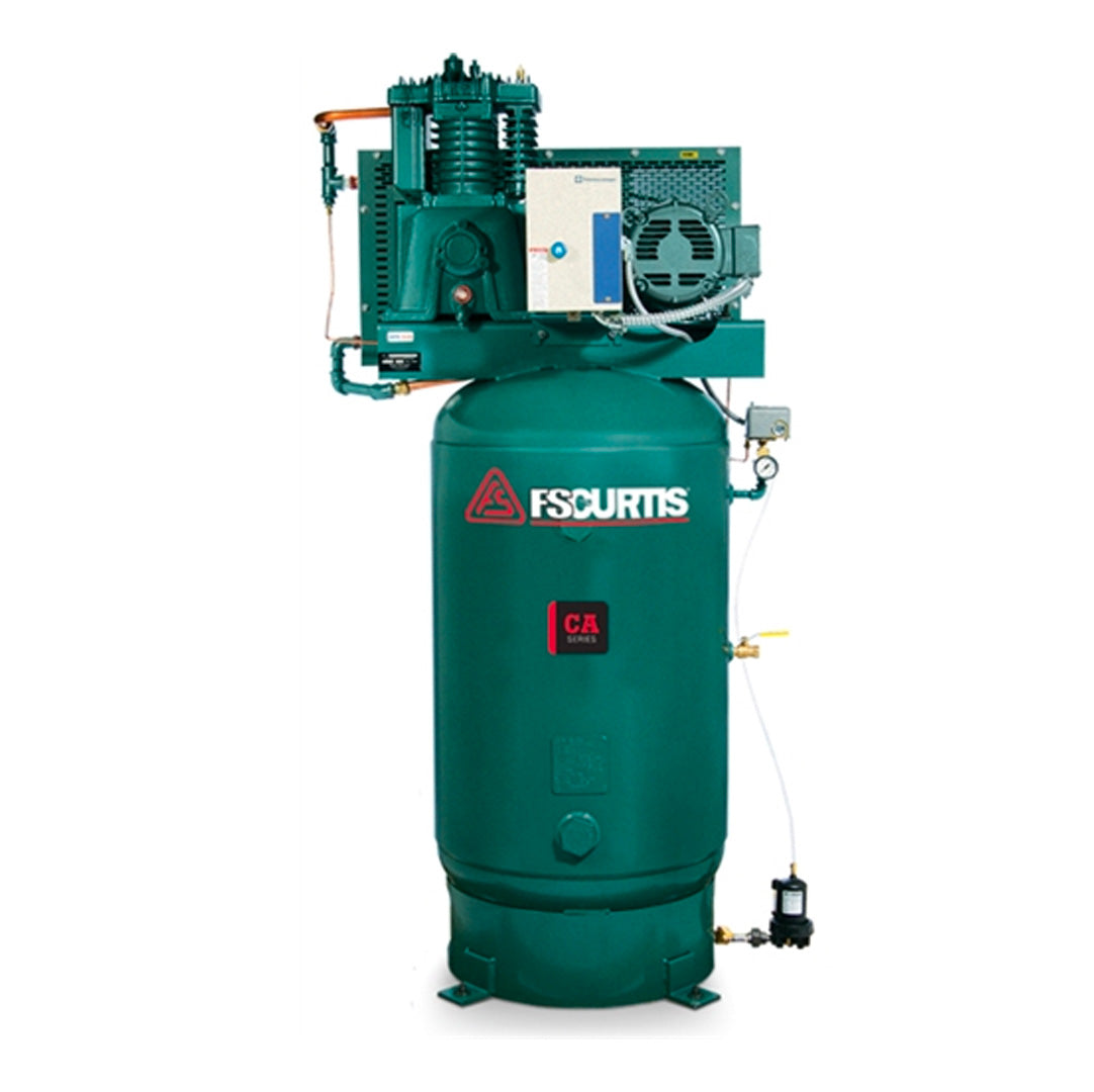 FS Curtis CA7.5 7.5HP 80G, Ultra Pack, Vertical Simplex Air Compressor